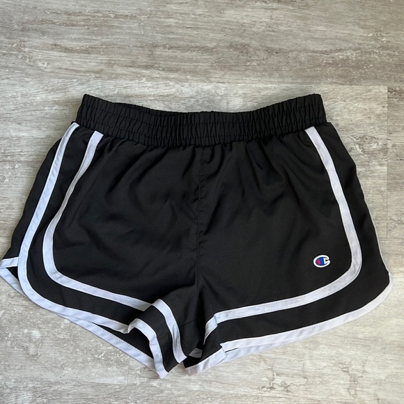 Champion | Bottoms | Champion Girls Black Gray Athletic Shorts 525 ...